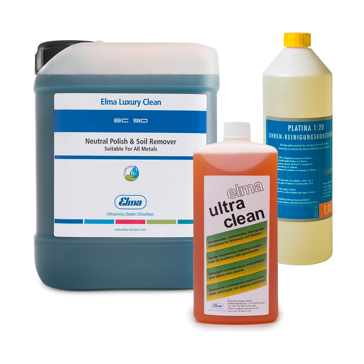 Flüssigkeiten zum Reinigen