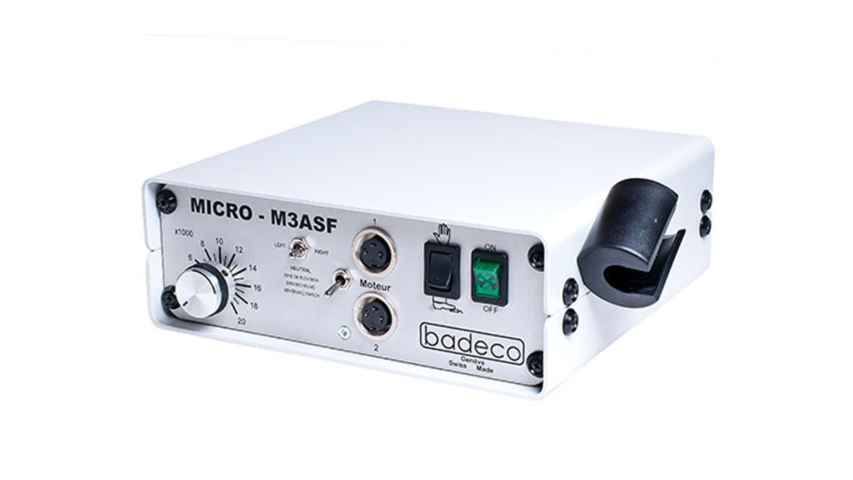 Badeco micro motor system M3 ASF-440, set with control box, handpiece ...