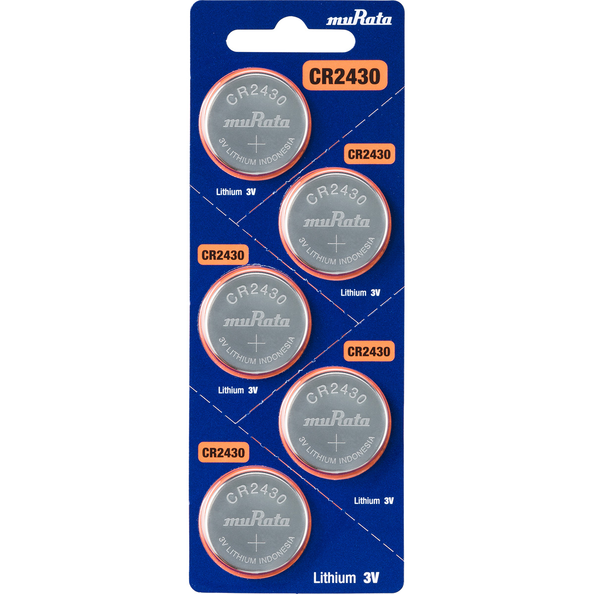 Murata Lithium batterie CR 2430 in strippacking | 2430CR-S