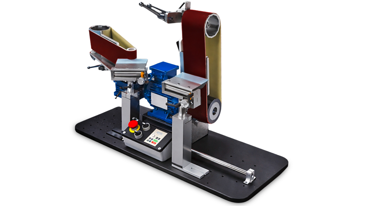Micromecalp Belt Master, double belt grinding system with horizontal ...