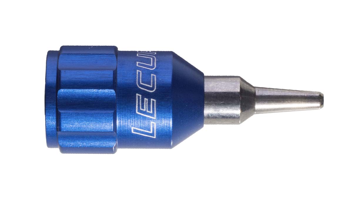 Lecureux screwdriver head Screw-On, Ø 1,3 mm, blue | 21996513