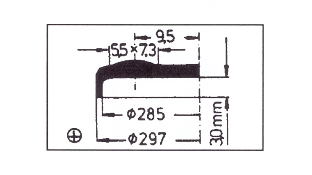Verre à renverser avec loupe Cyclop 145, réplique, en plastique, Ø 29,7 ...