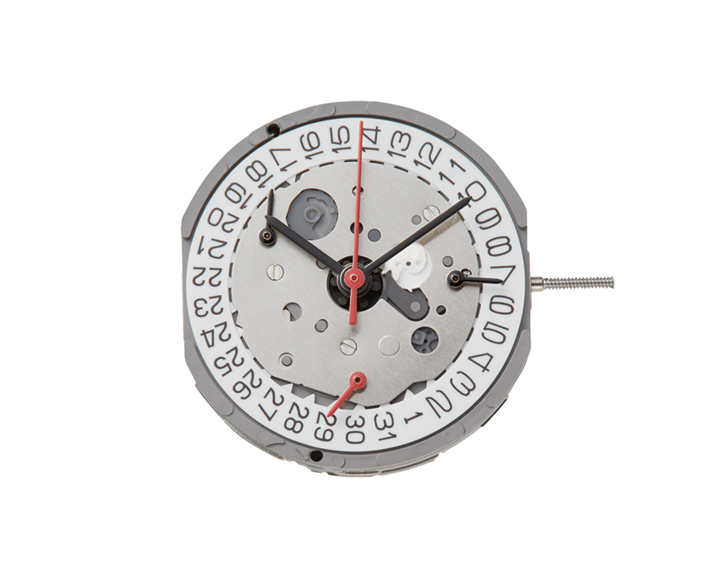 Mvt. Miyota FS61 10 1/2''' DATE4,5 Suspended/DAY2,5 RETRODAY CHR SS MIN ...