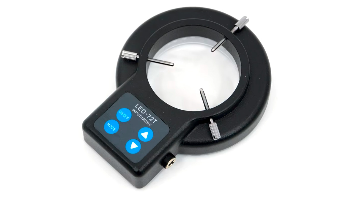 High-performance LED ring light with 22000 LUX, adjustable intensity ...