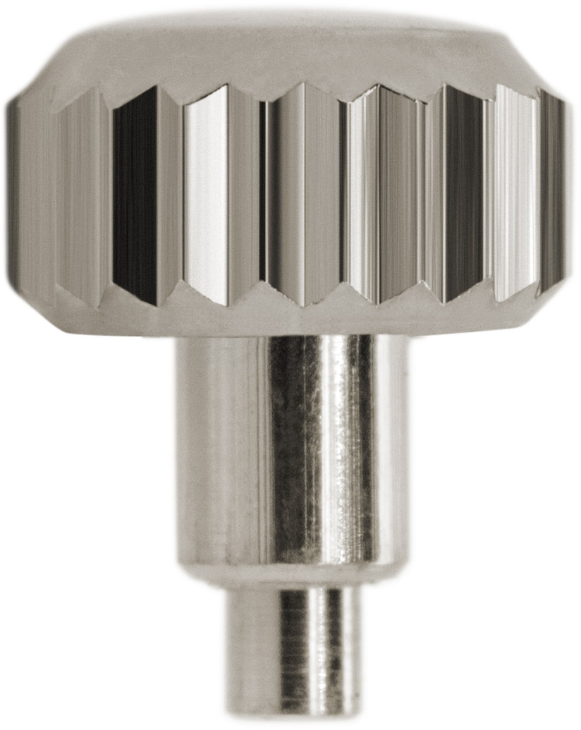 Screw-on Crown PBRX, stainless steel with tube and gasket, height 4,0 ...