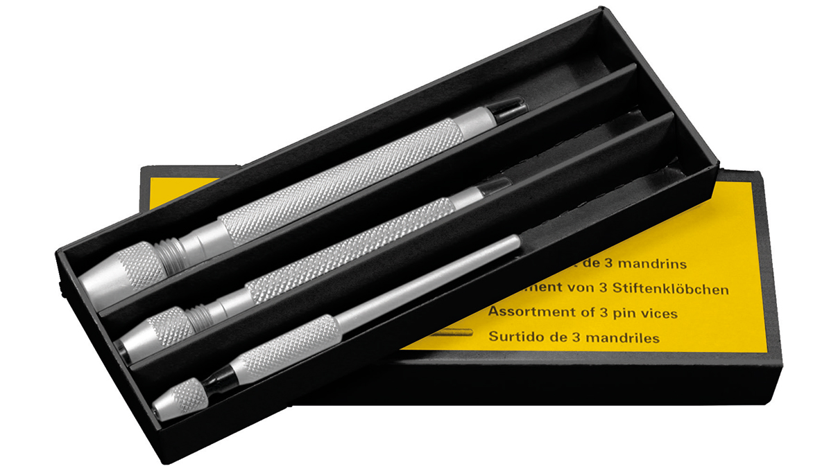 Bergeon 30026-D Set of 3 pin vices | 218575