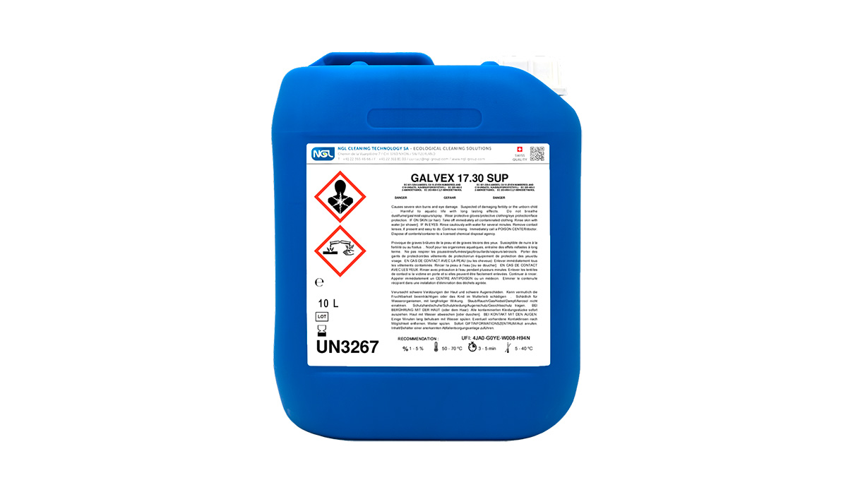 Galvex 17.30 SUP ultrasonic cleaning fluid, 10 liters | 101435
