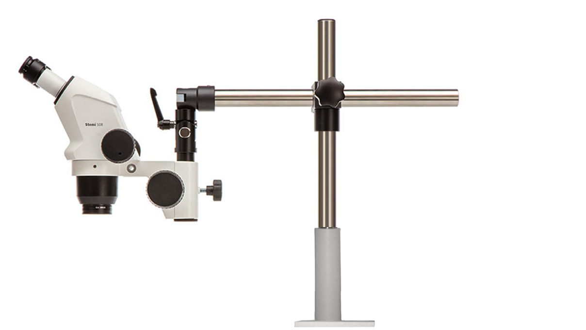 Table stand boom B short (55 cm x 45 cm) with screw-on plate for Zeiss ...