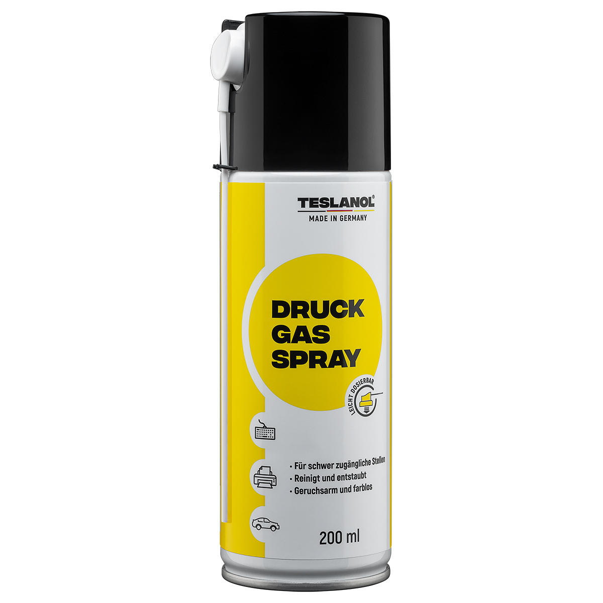 Teslanol D compressed gas spray duster, 200 ml | 210845