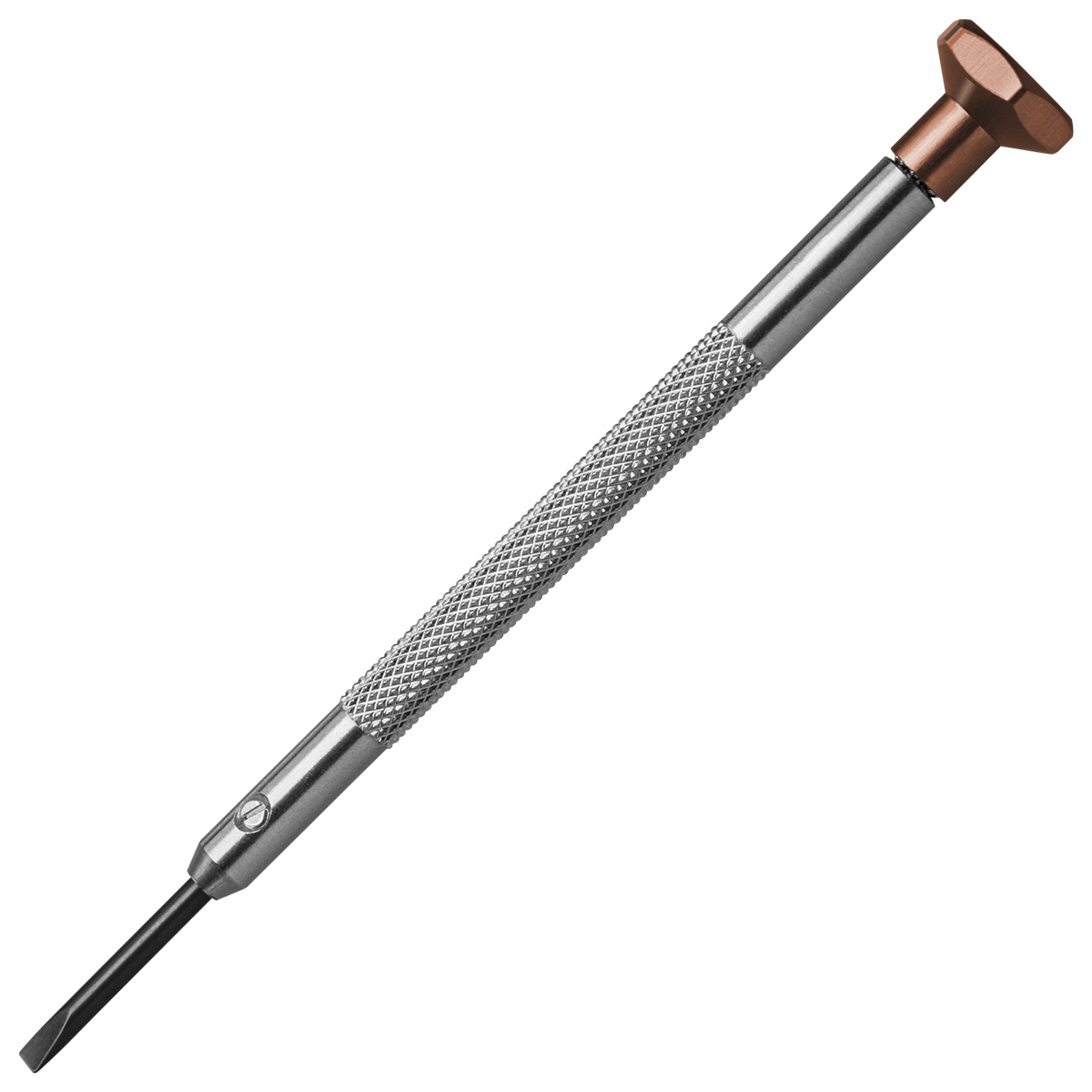 Ergo Screwdriver, Slot (V), 3 mm, Brown, Stainless steel | 205918