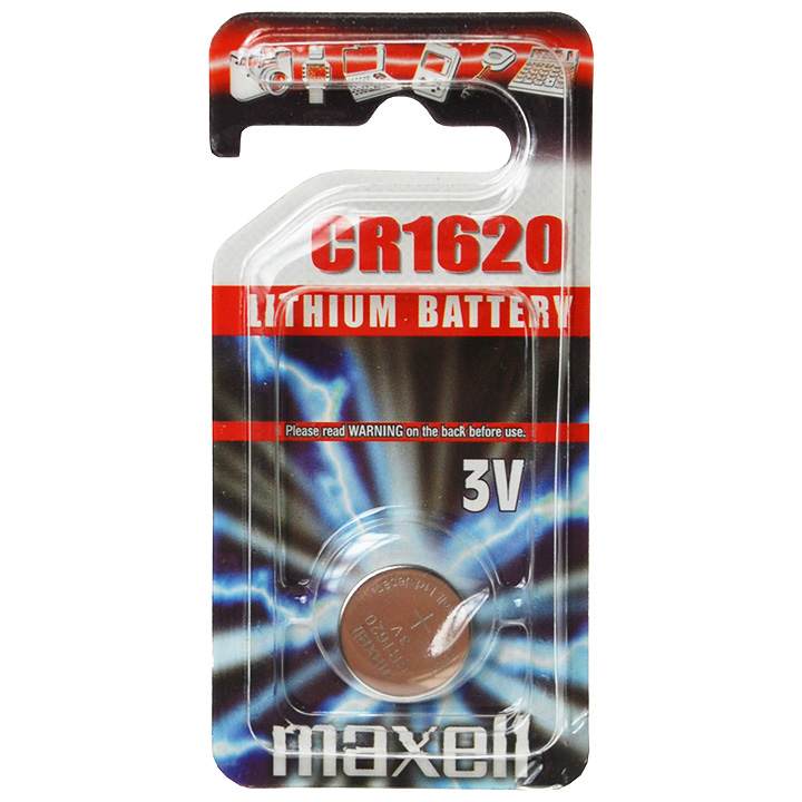 Maxell Lithium battery CR 1620 in a blister | 1620CR-MB1
