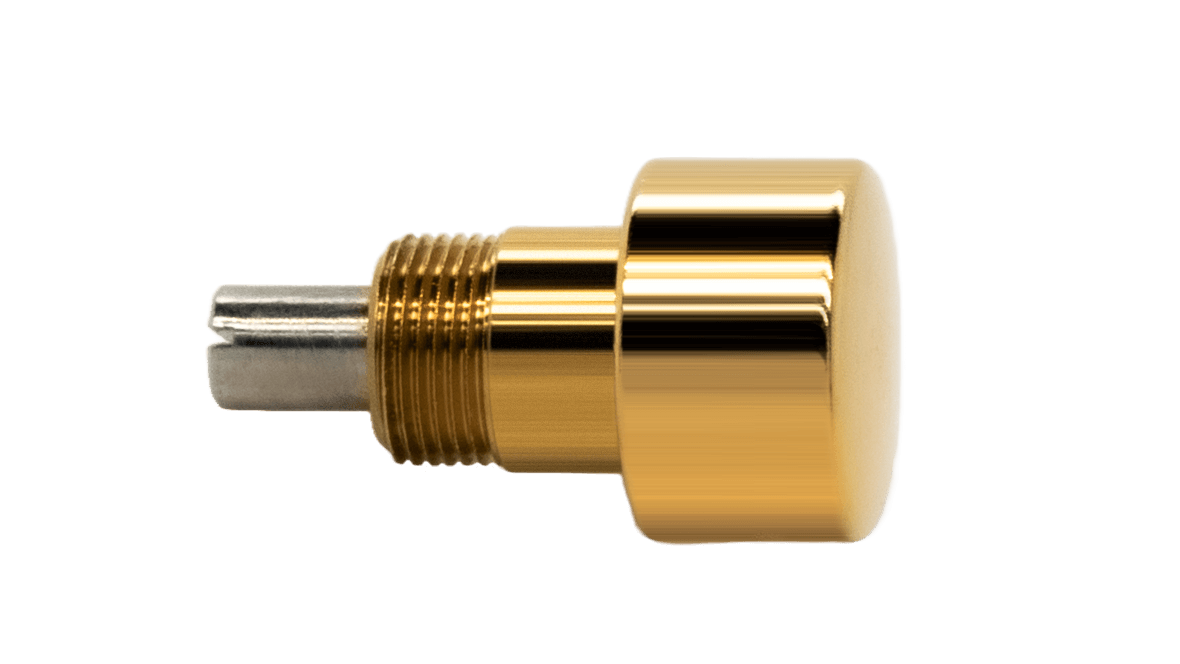 Watertight pushers for chronographs to be screwed, head Ø 4,5 mm ...