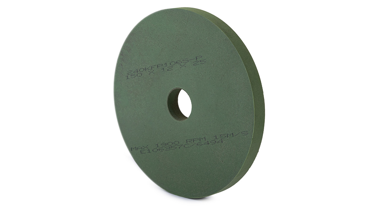 Soft, super-flexible grindstone for polishing 240 KFP Ø 150 x 12 x 25 ...