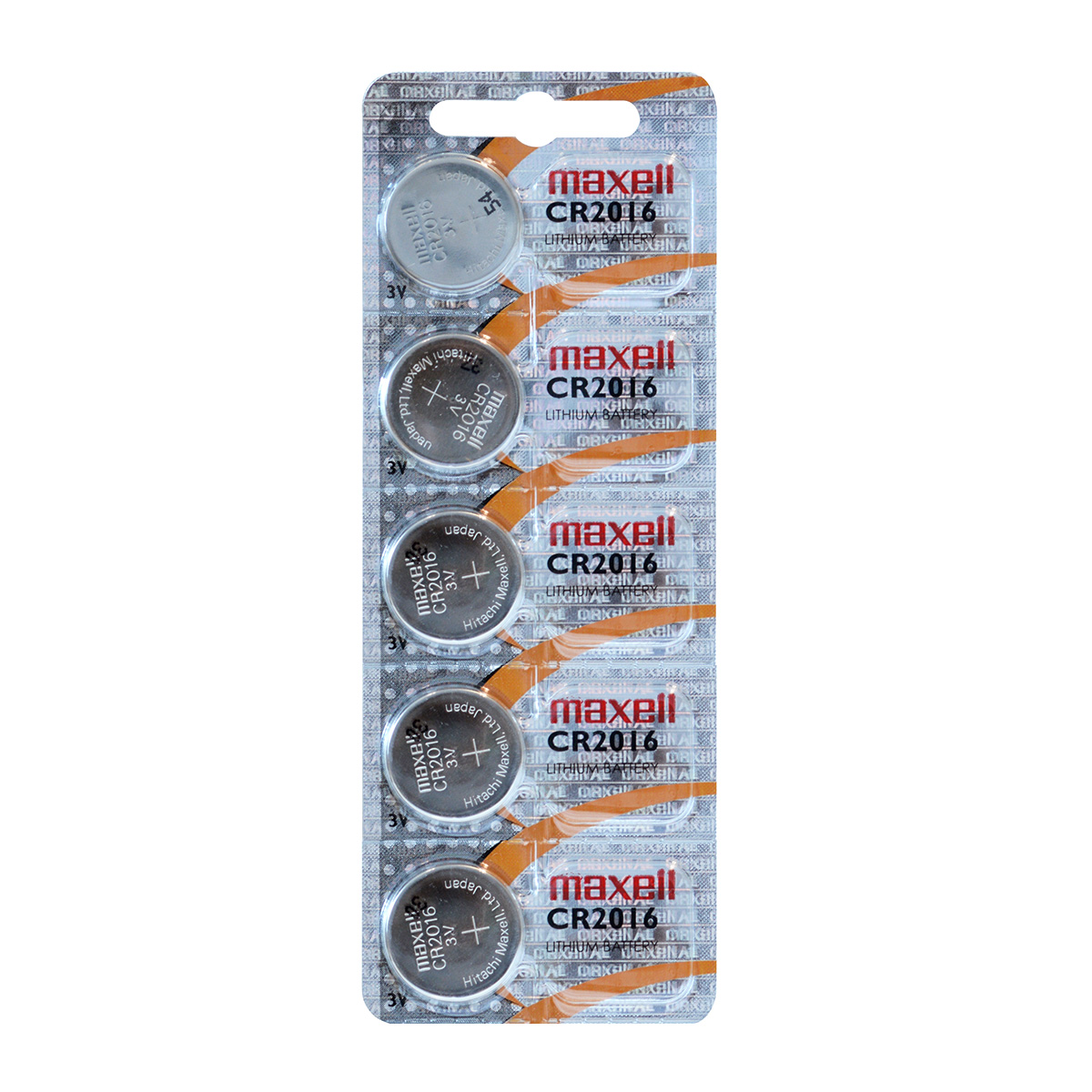Maxell Lithium battery CR 2016 in strippacking | 2016CR-M