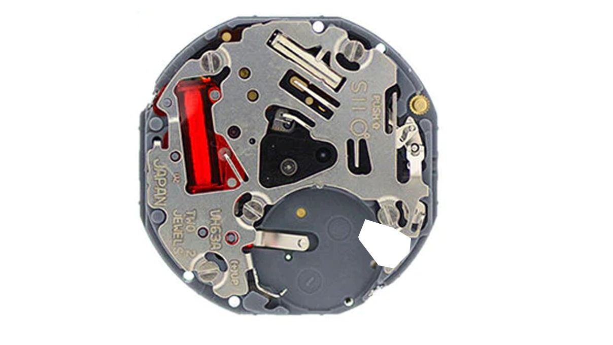 Mvt. Shiojiri (Seiko SII) VH63 10 1/2''' DATE3 SS, 3 EYES (371 ...