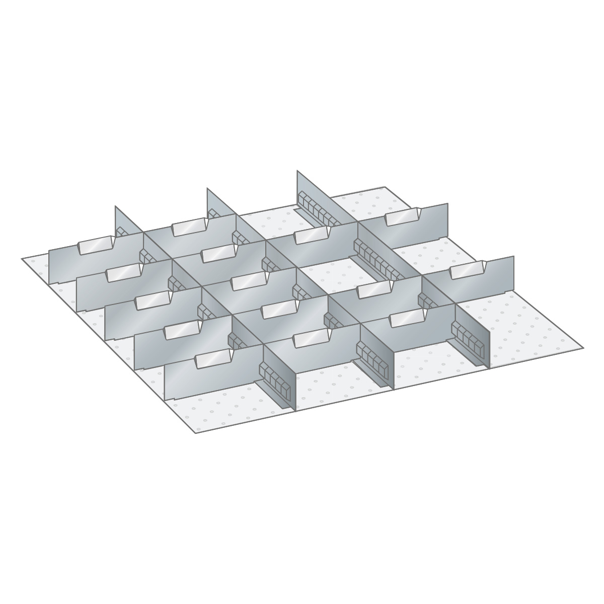 Lista Partition material for 36 x 36 E, 3 slotted partitions and 15 ...