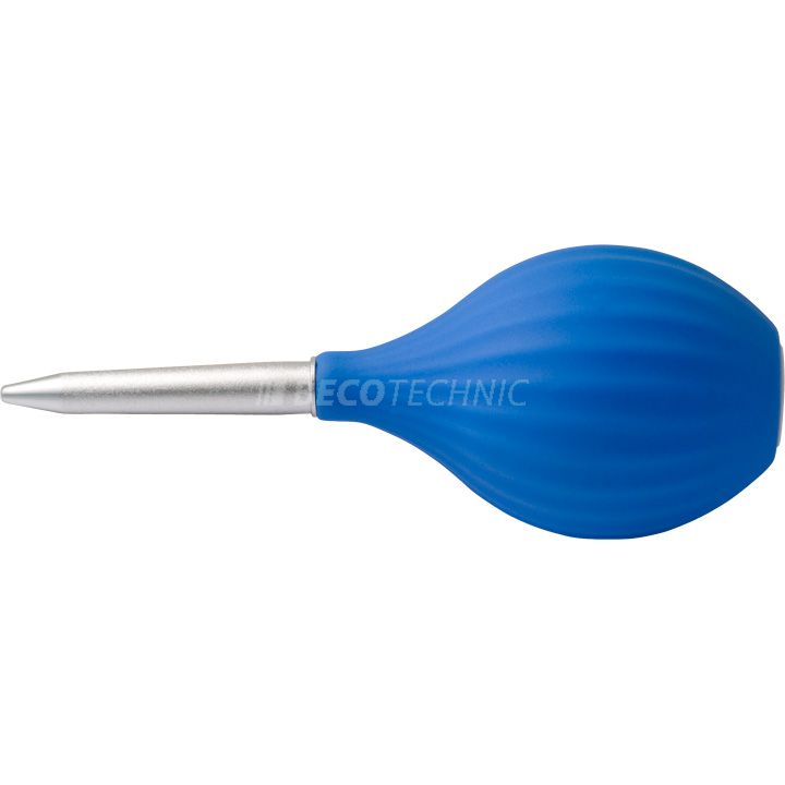 Dust blower blue with two plastic caps | 210835