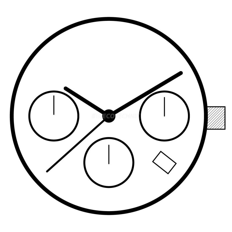 VK63 watch movements