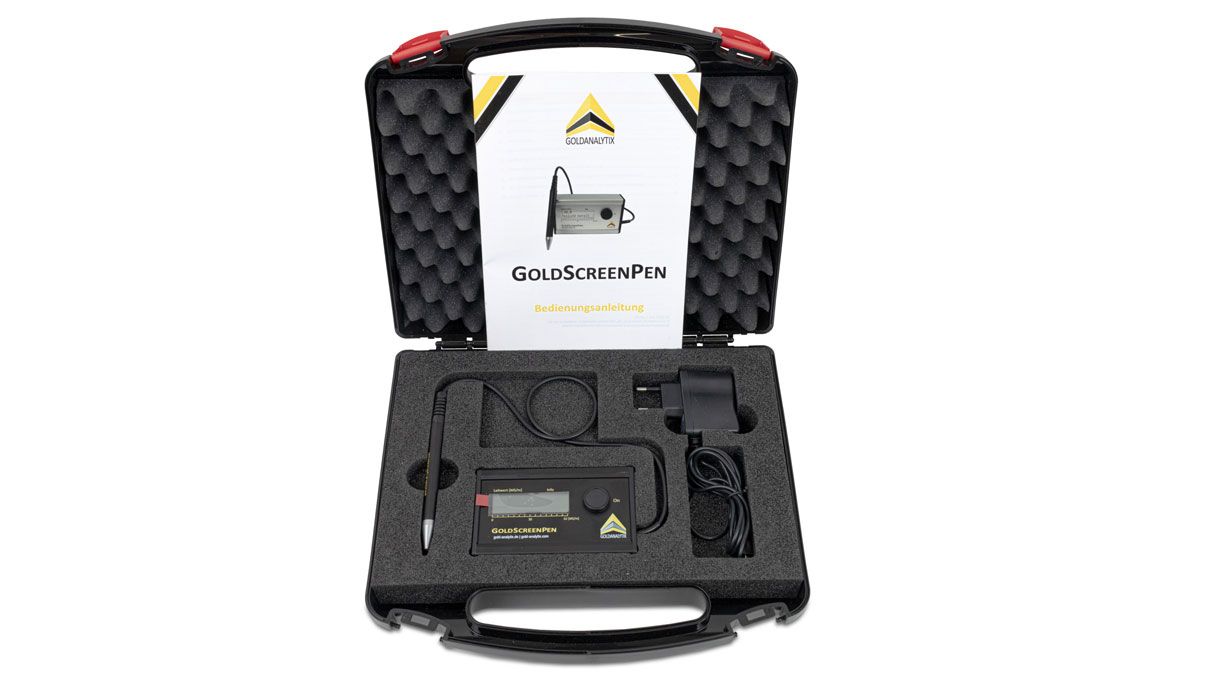 GoldScreenPen, device for testing the authenticity of precious metals ...