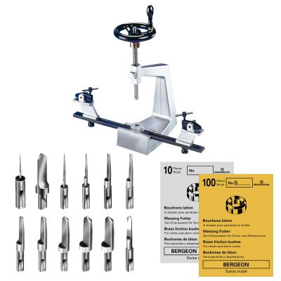 Bergeon bushing tool system for clocks