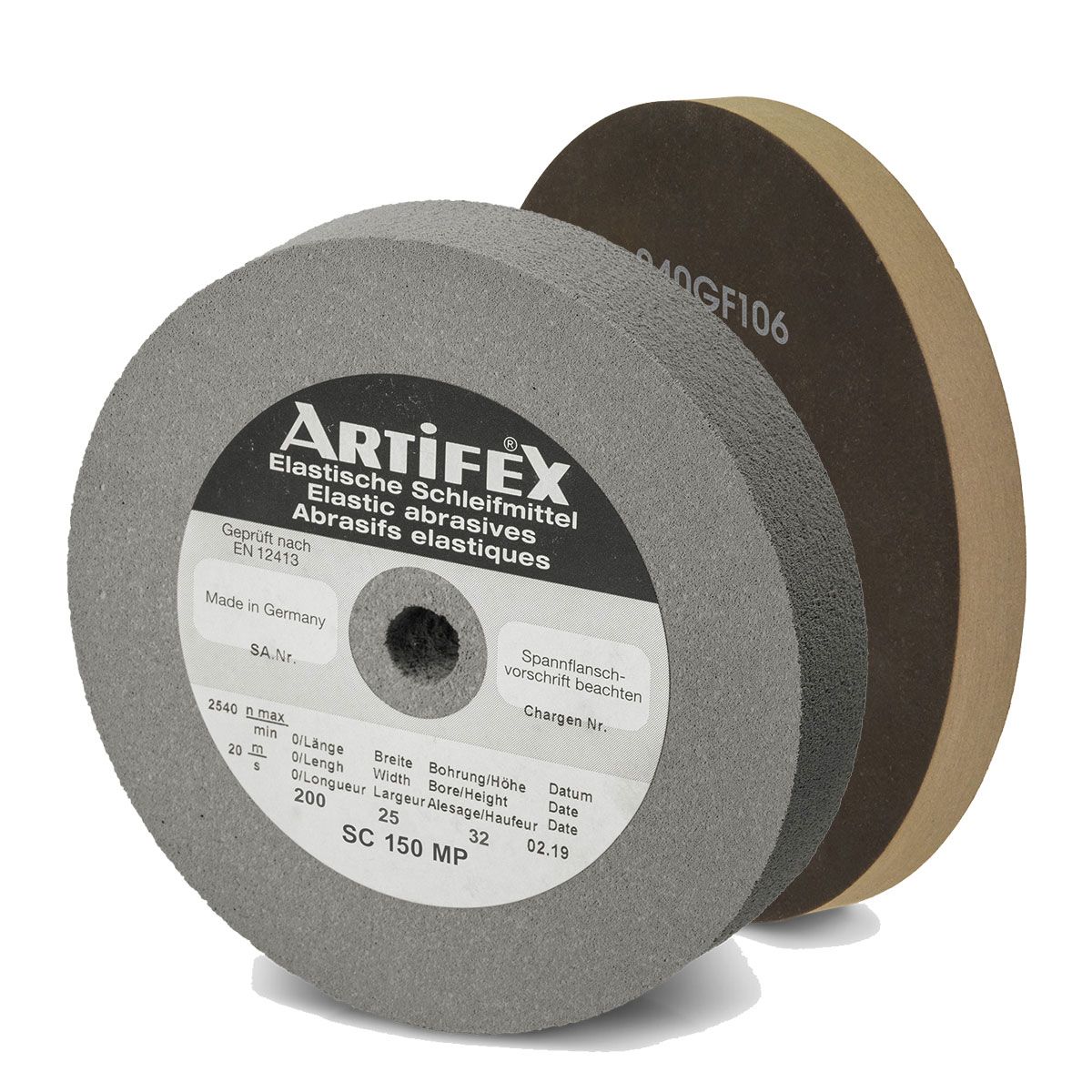 Rubber grinding wheels