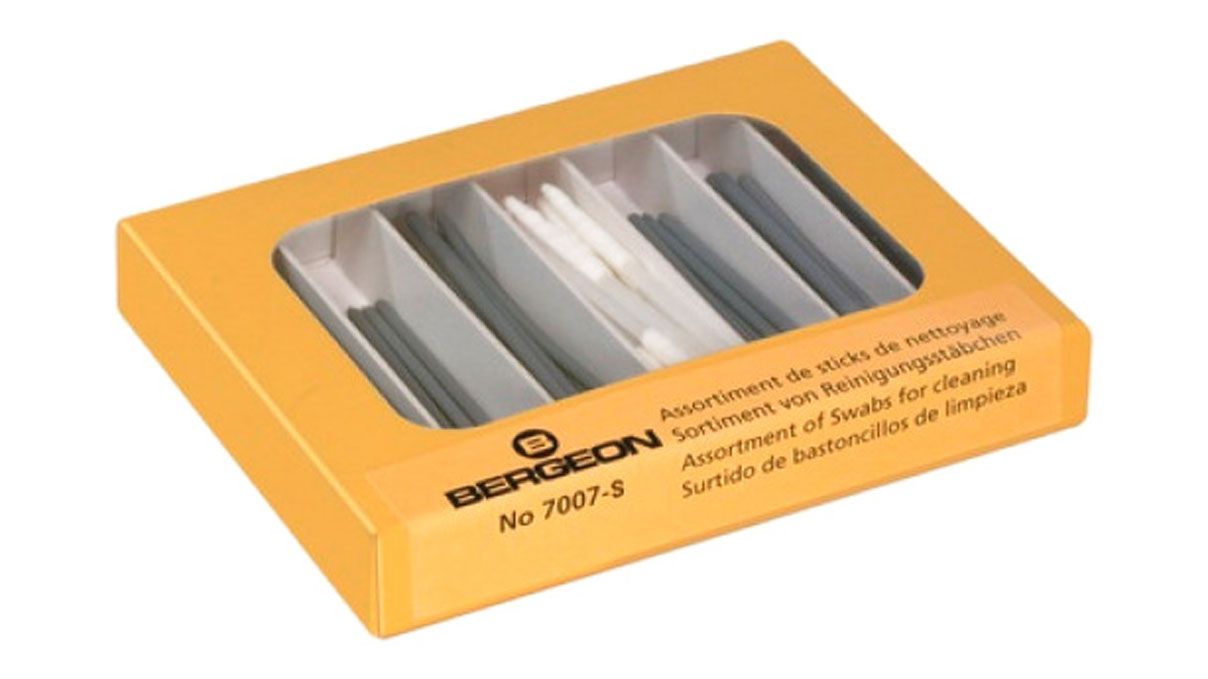 Bergeon 7007-S assortment of cleaning sticks, 140 pieces | 218116