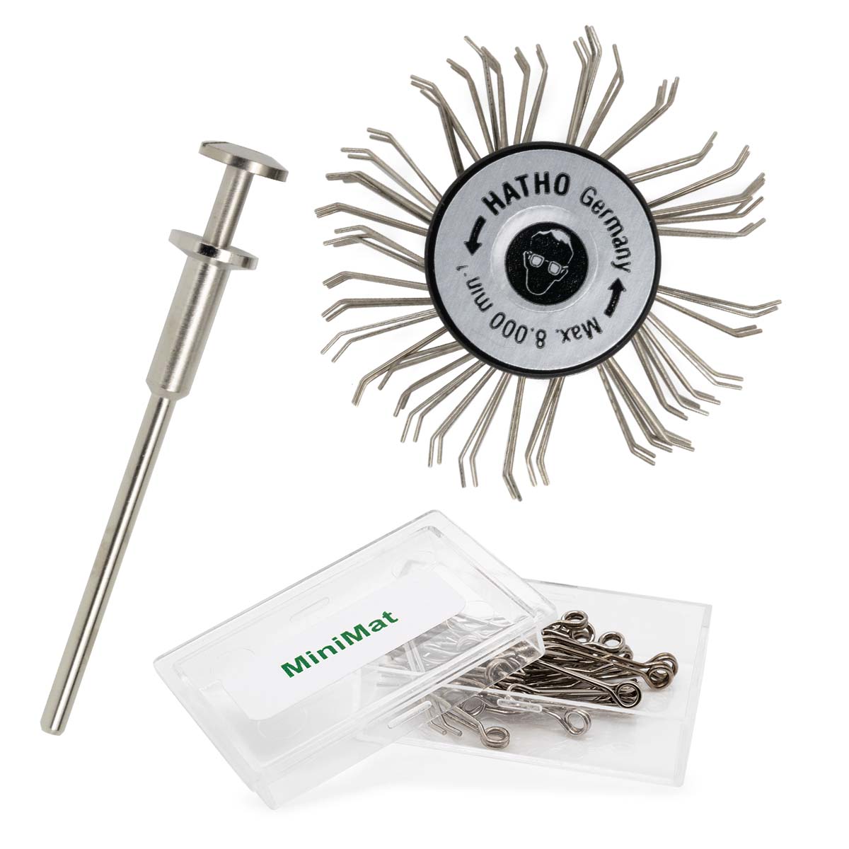 Matt finish brushes