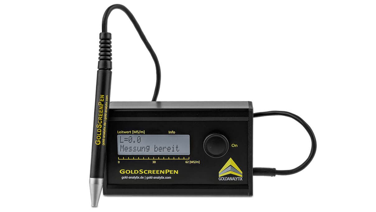 GoldScreenPen, device for testing the authenticity of precious metals ...