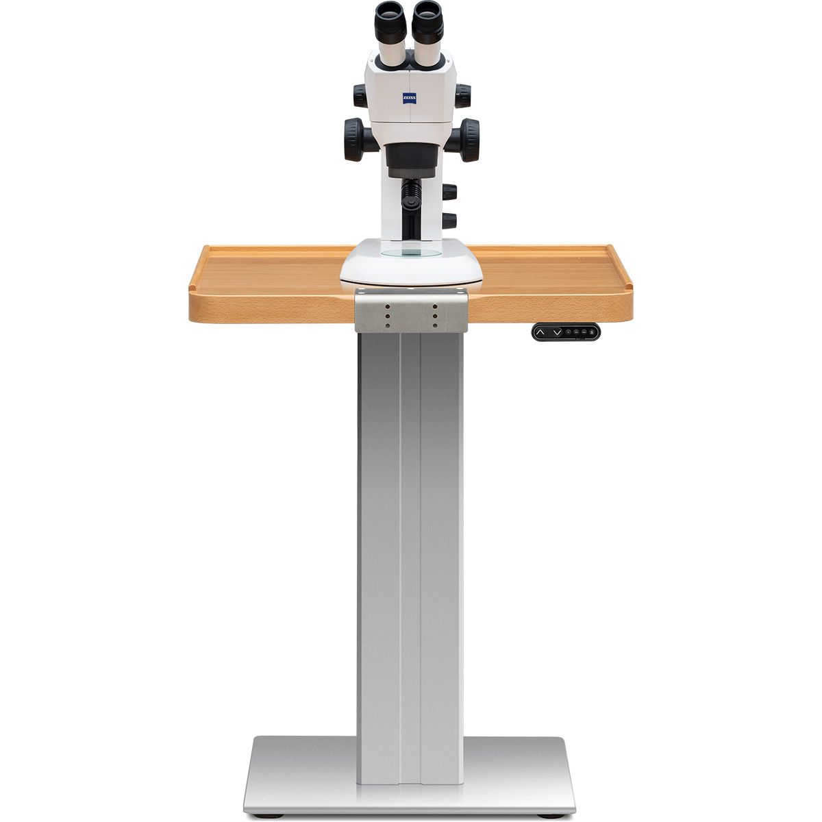 Workstation Ergolift Evolution, bench top 60 x 60 x 4 cm, beech | 309728