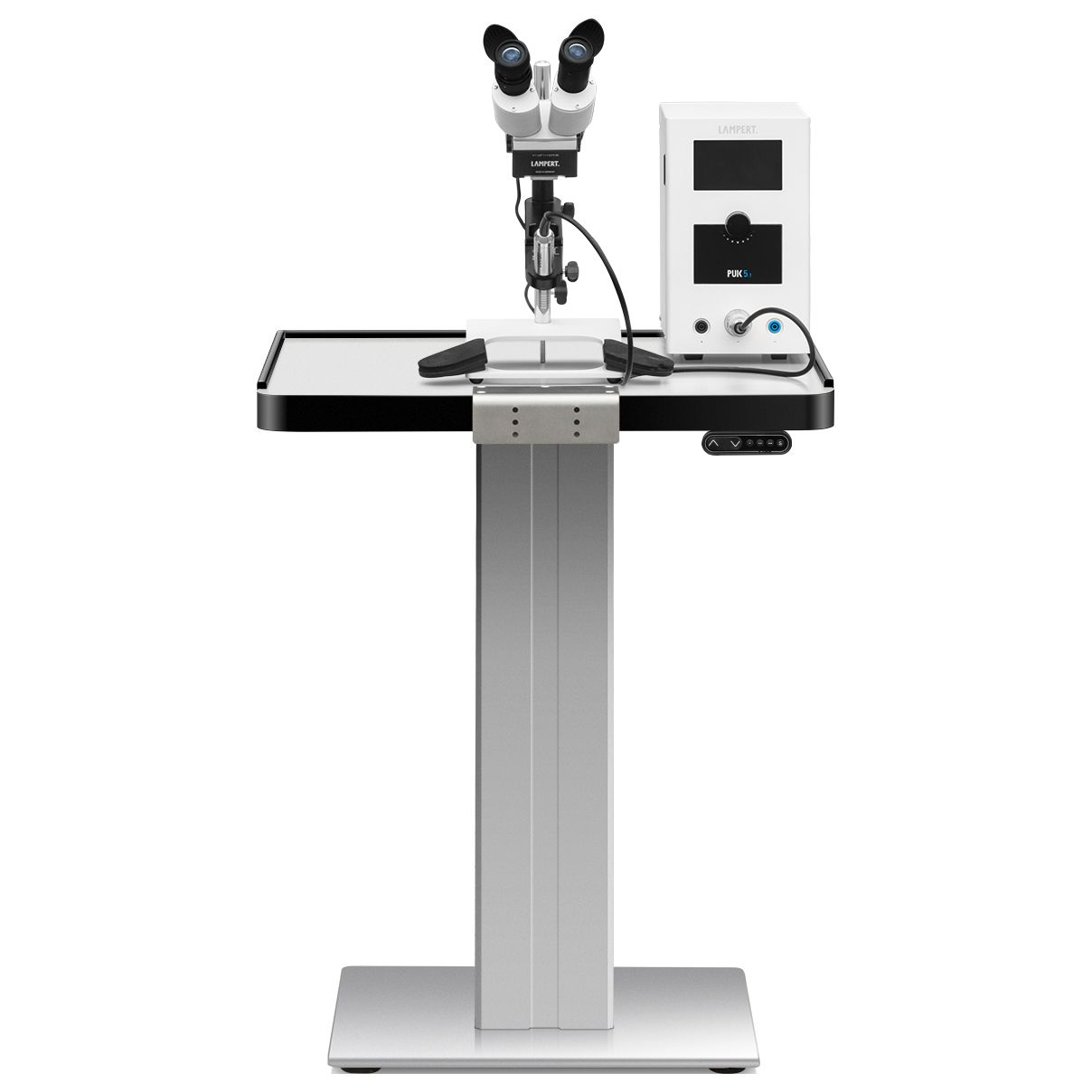 Workstation Ergolift Evolution, bench top 60 x 60 x 4 cm, white | 309729