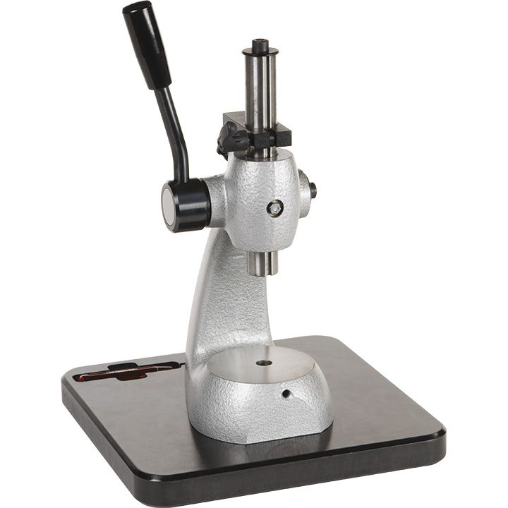 VOH rack press with gear wheel, adjustable lever, adjustable stop | 220350