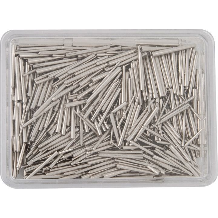 Assortment of 500 conical steel pins for clocks | 950310