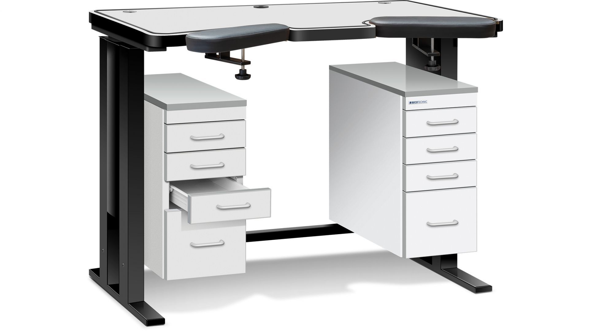 Workbench Ergolift Evolution, bench top 120 x 60 x 4 cm, white | 309780
