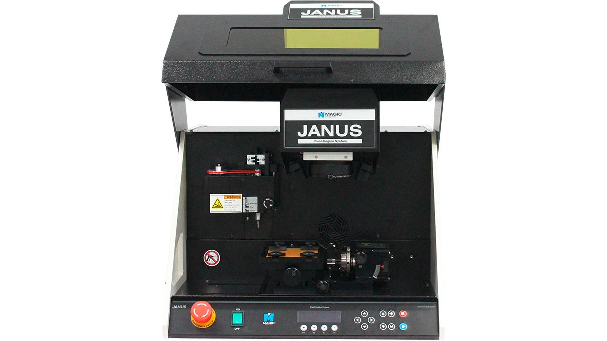Magic Janus Hybrid 30 W, máquina CNC de fresado y grabado láser con ...