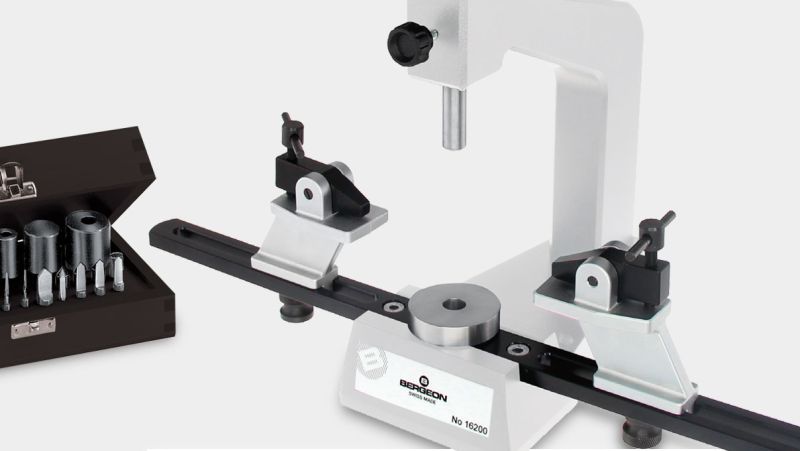 Bergeon bushing tool system for clocks