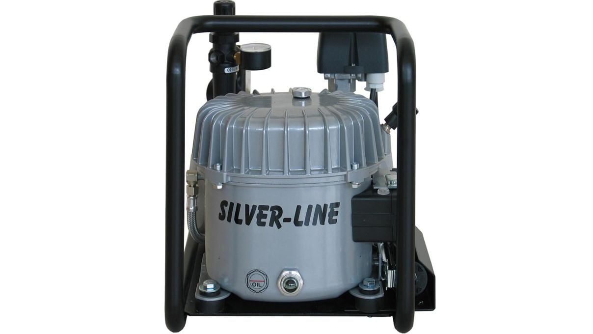 Planet Air compressor L-S50-4 Silver-Line, 16 bar, 3,5 l tank size ...