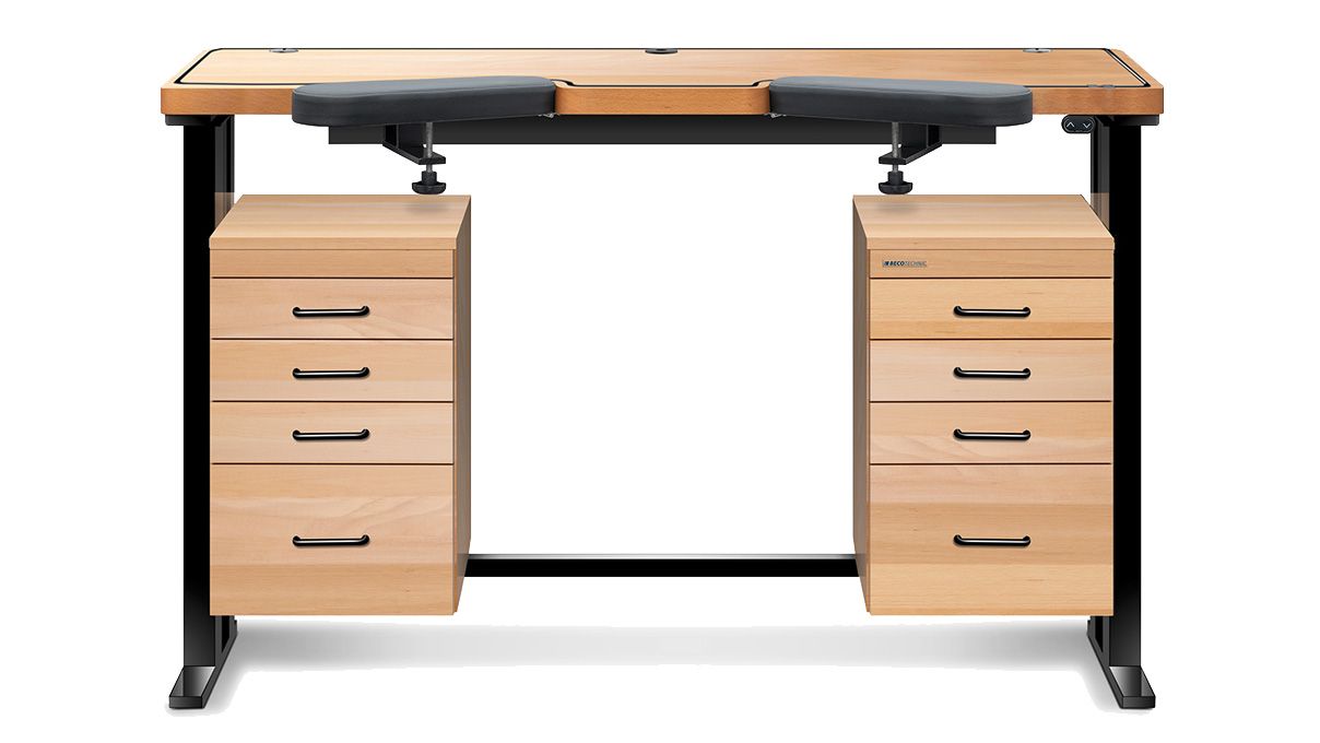 Workbench Ergolift Evolution, bench top 140 x 60 x 4 cm, beech | 309791