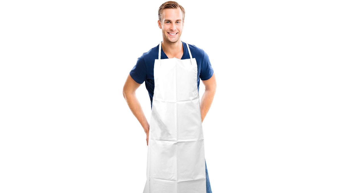 Acid protection apron, standard size, very hard-wearing | 312212